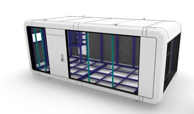 China Modulaire woningen met 2 slaapkamers/keukens/badkamers Te koop