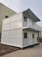 China Foldable Office Accommodation Prefab House Container House with Fast Install Advantage for sale