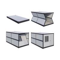 China Weather-Resistant Z Type Flat Pack Folding Container House for Harsh Environments for sale