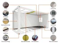 China Online Technical Support Modular Container House with Sandwich Panel Wall for sale
