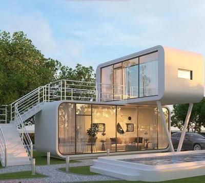 China Design contemporâneo estilo de luxo Soundproof Mobile Apple Pod Cabine Container House à venda