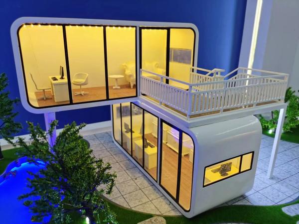 Quality Outdoor Modern Popular Prefab House Tiny House for Hotel / Residential Hostel / for sale