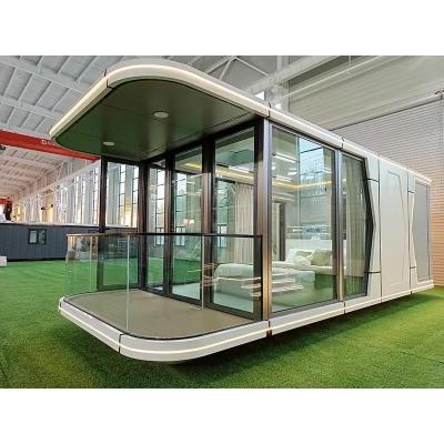 China Casa de vidro de estilo contemporâneo para casais Férias ao ar livre à venda