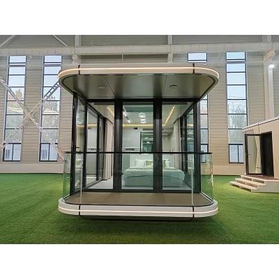 China Casa de vidro de estilo contemporâneo para casais Férias ao ar livre à venda