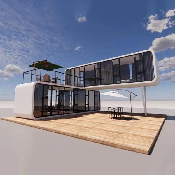 Quality Contemporary 20ft 40ft Prefab Modular Houses Tiny Homes Cabin Office Portable for sale