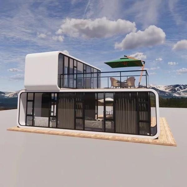 Quality Contemporary 20ft 40ft Prefab Modular Houses Tiny Homes Cabin Office Portable for sale