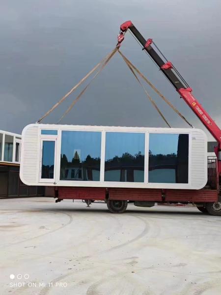 Quality Custom Outdoor Modular Design Prefabricated House for Apple Cottage Office for sale