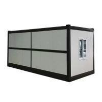 China Contemporary Design Flat Pack Folding Container Prefab House for Construction Site for sale