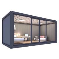 Quality Q235/Q345 Light Steel Frame Folding Container House for Quick Construction for sale