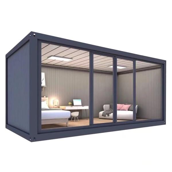 Quality Q235/Q345 Light Steel Frame Folding Container House for Quick Construction for sale