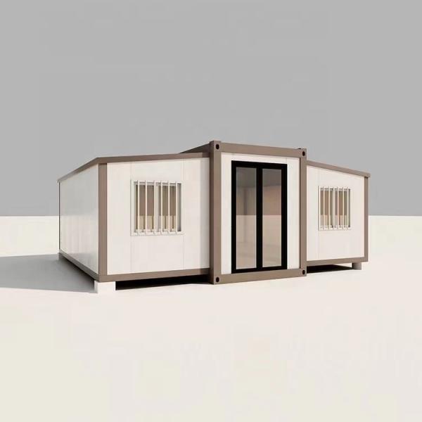 Quality 20ft Double-Wing Container House with EPS Sandwich Panel Roof and MGO Board for sale