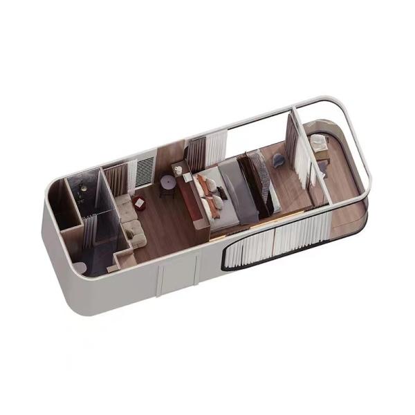 Quality Customizable Portable Mobile House Expandable Container With MGO Board Floor for sale
