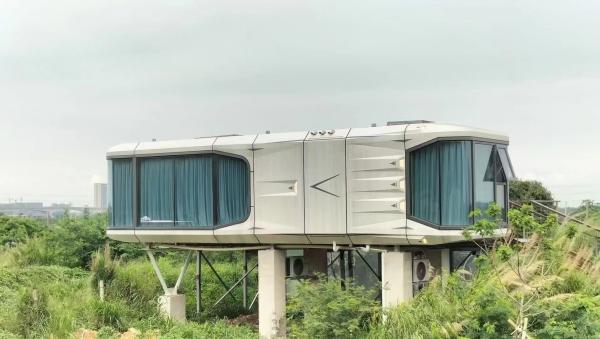 Quality Contemporary Style Space Capsule House Prefabricated Modular Home for Camping for sale