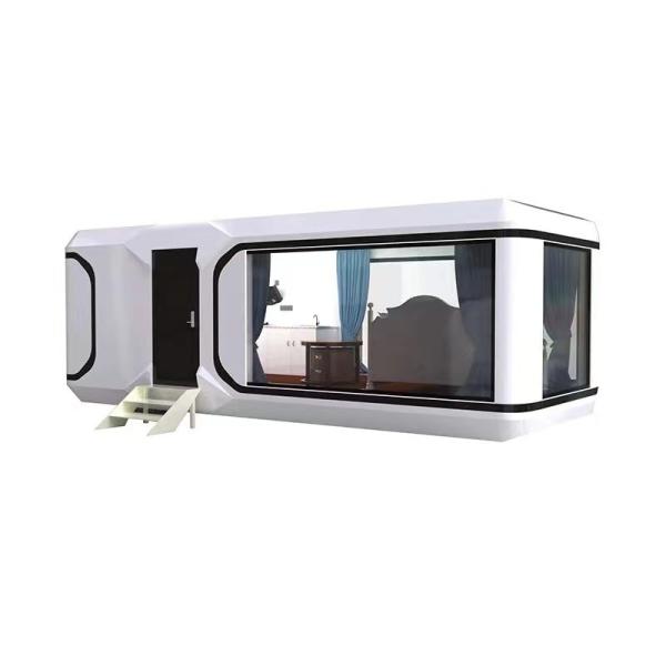 Quality Prefab Portable Mobile House With Rock Wool Sandwich Panel Wall for sale