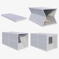 China Farmhouse Design Style Modular Moveable Container Folding House with Aluminum Window for sale