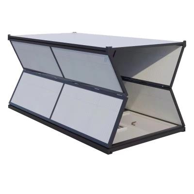 China Draagbaar opvouwbaar containerhuis Huis kantoor magazijn winkel hotel prefabrieke vouw Te koop
