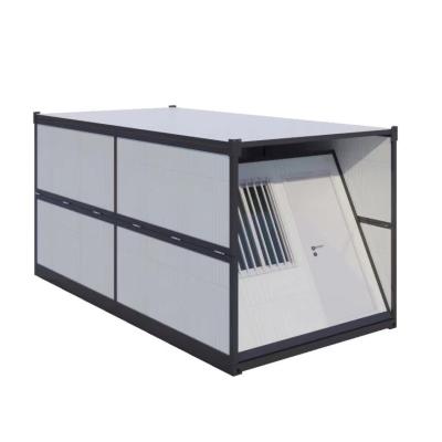 China Draagbaar opvouwbaar containerhuis Huis kantoor magazijn winkel hotel prefabrieke vouw Te koop