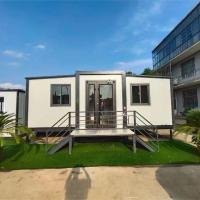 China Modern Design Style Double Wing Expansion Folding Container Room for sale