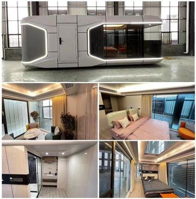 China Casa da cápsula de espaço de luxo Casa pré-fabricada moderna à venda