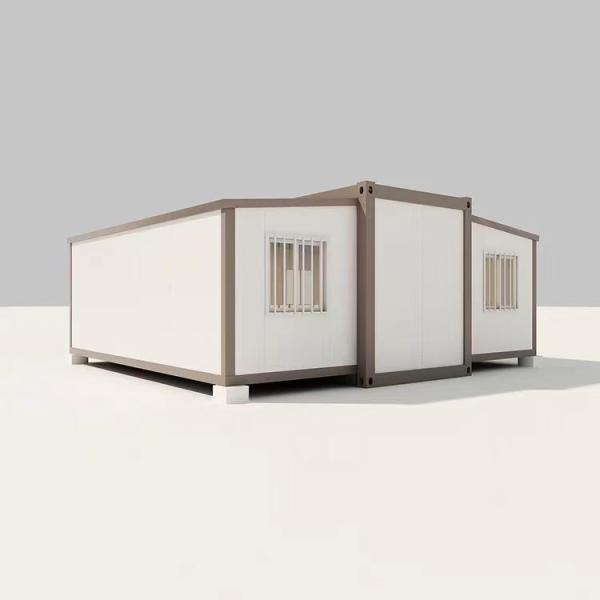 Quality 20 Ft Foldable Container Houses with Double-Wing Expansion Box Online Technical for sale