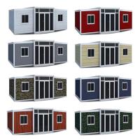 China 20 Ft Foldable Container Houses with Double-Wing Expansion Box Online Technical Support for sale