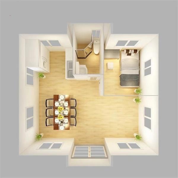 Quality Expandable Prefab Container Home with Double Wing Folding Room and MGO Board for sale