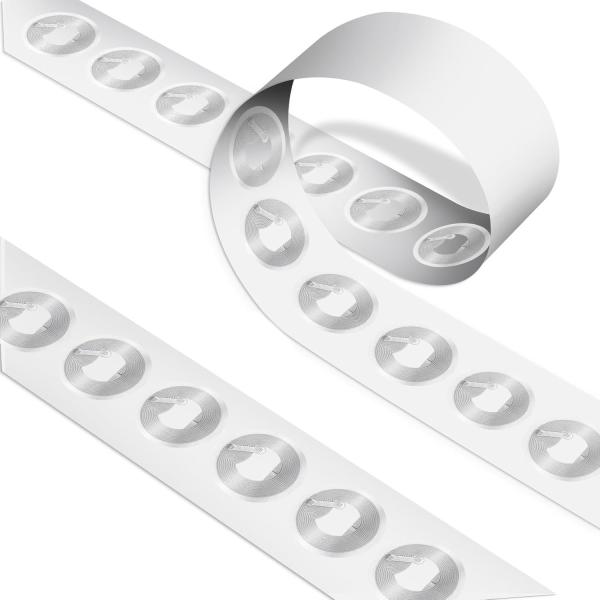 Quality Blank NFC Stickers Rewritable RFID Tags 137 Bytes Memory Adhesive Labels for sale