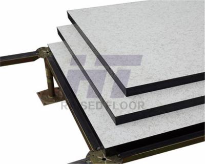 China Accurate Flexible Raised Access Floor HPL With Black PVC Edge Trim for sale