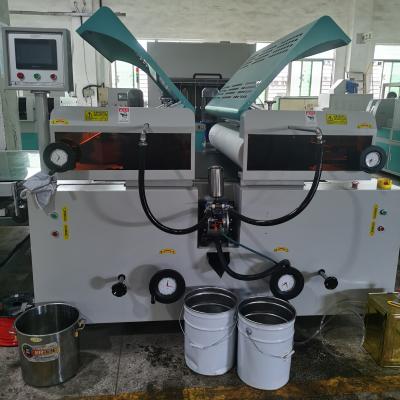 Cina Macchine per rivestimento a due rulli ad alta velocità per porte in vetro in legno acrilico in vendita