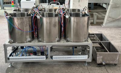 China Kompakte und multifunktionale Schleuderbeschichtungsmaschine für die Beschichtung von Kleinserien-Pulpformprodukten zu verkaufen