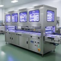 China Industrial UV Sterilization Machine 254nm Customizable Conveyor Width 200-2000mm for Food Packaging for sale
