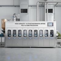 China 14-Stage Microwave Drying Machine for Pulp & Herb Processing | 136 KW Power | 23380mm Length for sale