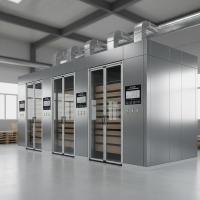 China Multi-Zone Folding Door Dryer for Engineered Wood Boards 6 Zones 60-170°C for sale