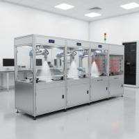 China Precision Ultrasonic Spray Coating Line 1600mm Width 8 Stations Continuous Inline for Industrial Pulp Packaging for sale
