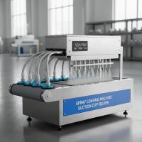 China Industrial Spray Coating Machine with Suction Cup Feeder - 10M/Min Speed, 1-20M/Min Adjustable Conveyor for sale