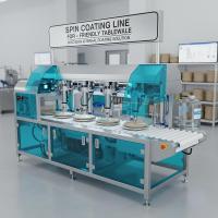 China Spin Coating Line for Eco-Friendly Tableware | Precision Internal Coating Solution for sale