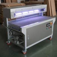 China UV Floor Curing Machine 480mm Conveyor Mesh Width 3m/min Speed for Shoe Material Treatment for sale