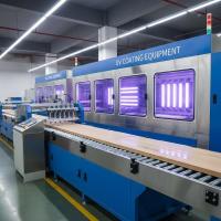 China UV Coating Machine Spray Paint Production Line for 150mm Thick Board 1320mm Width for sale