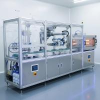 China Precision Ultrasonic Spray Coating Line 1600mm Width 8 Stations Continuous Inline for Industrial Pulp Packaging for sale