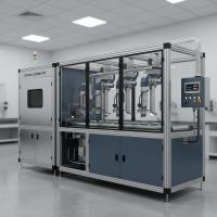 China Precision Ultrasonic Spray Coating Line 1600mm Width 8 Stations Continuous Inline for Industrial Pulp Packaging for sale