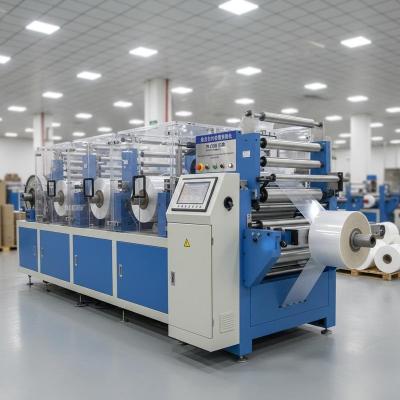 China High Speed Automatic Rewinding Film Laminating Machine  PLC Control for sale