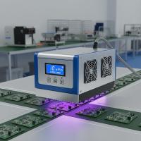 China UV LED Curing Machine 100W Air Cooling 200x200mm Curing Area 1-10m/min Speed for sale