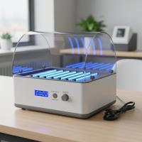 China AC220V UV Irradiation Machine 365nm 60x60cm Stainless Steel 0-99min Timer for sale