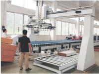 China MDF Board 388kW UV Light Curing Spray Coating Machine with PLC Control and 100KG Vacuum Adsorption for sale