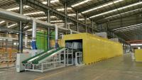 China 90 Degree Rotating UV Coating Machine for Cement Fiberboard 380V 1.5KW for sale
