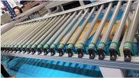China OSMANUV OSM-GR-1320# PLC Controlled Conveyor Belt System - 50kg/h Capacity, 220V Power Supply for sale