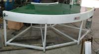 China OSMANUV PLC Controlled Conveyor Belt Machine 2m x 0.6m 50kg/h Stainless Steel for sale