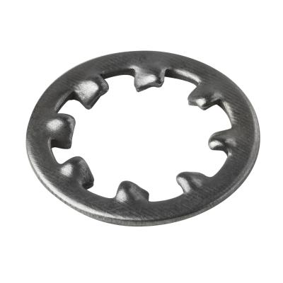 Cina SUS304 Galvanizzazione semplice DIN 6797 Serrated Lock Washers Tipo J denti interni in vendita