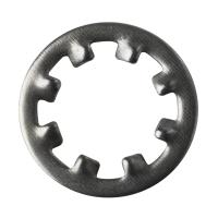 China SUS304 Plain Galvanization DIN 6797 Serrated Lock Washers Type J Internal Teeth for sale