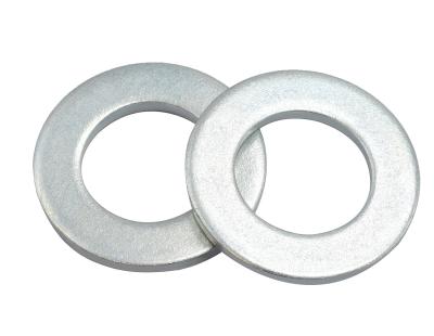 China Carbon Steel Plain / Dacromet / Galvanized Flat Washer DIN 125 Grade A Te koop